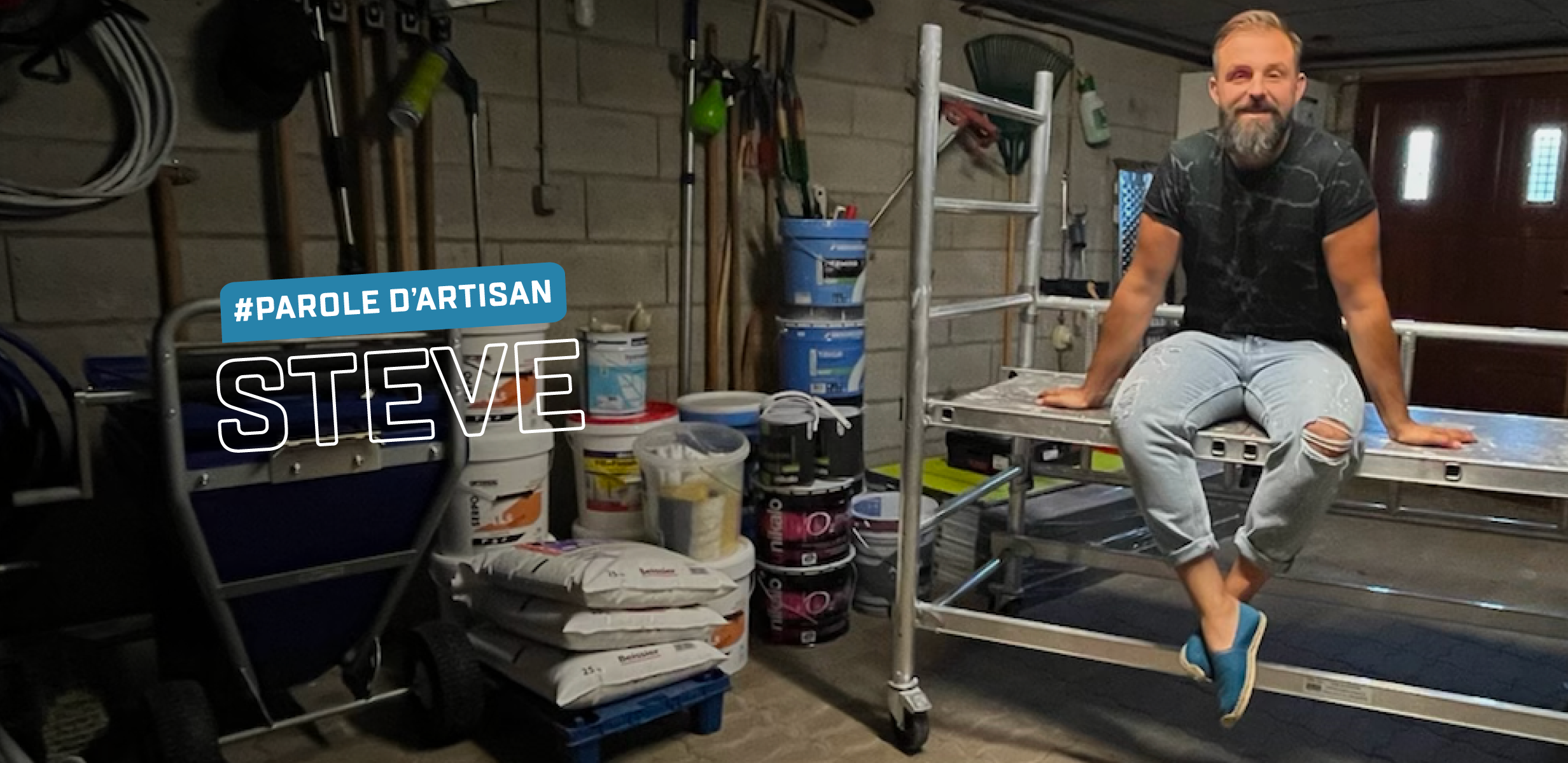 Portrait de Steve Rodrigues, artisan peintre | Le blog Tubesca-Comabi